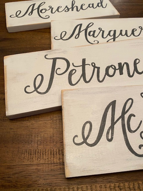personalized name wood sign – Greco Design Shop